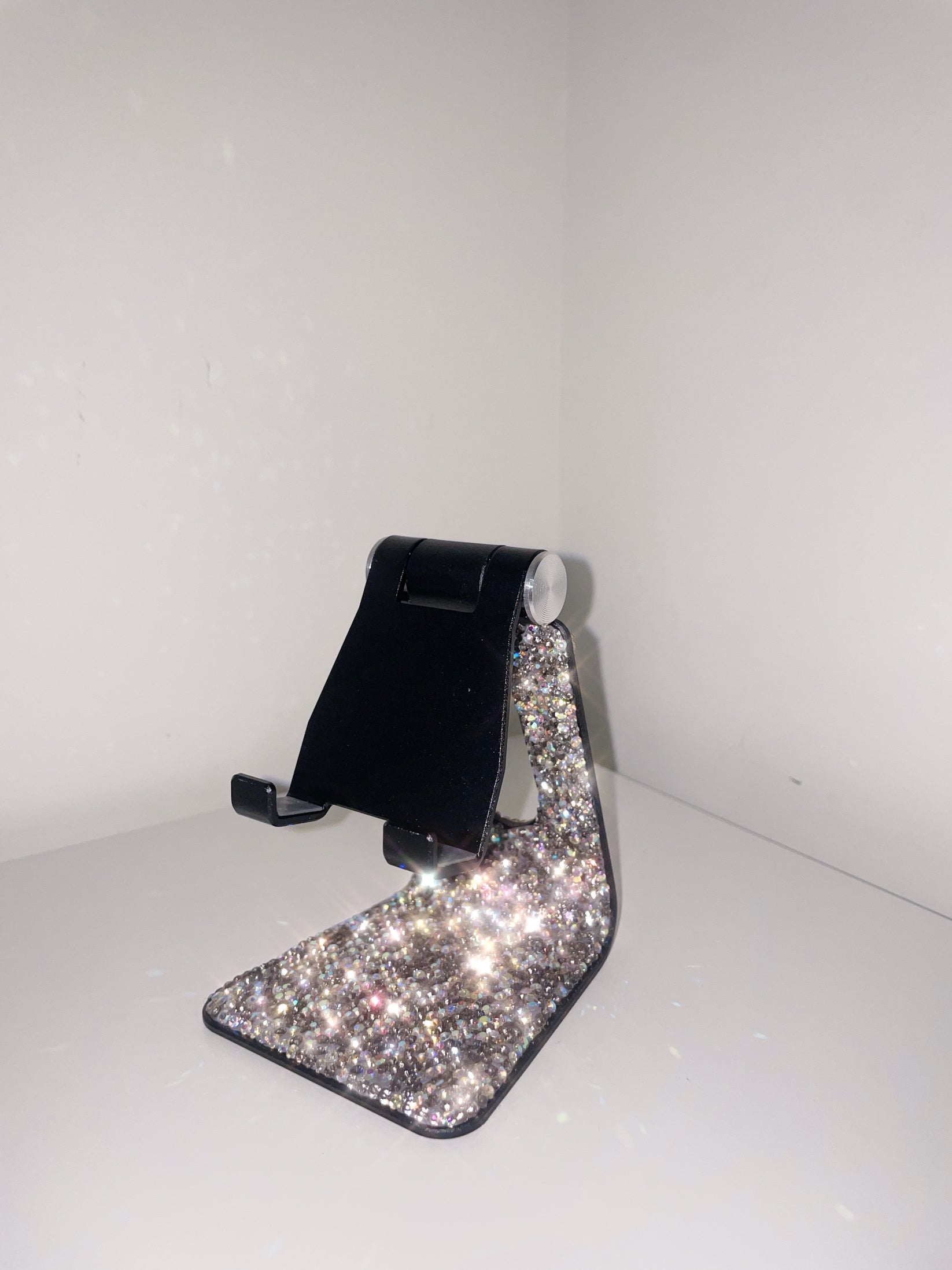Bling Rhinestone Crystal Adjustable Cell Phone Stand, Phone Holder for ...