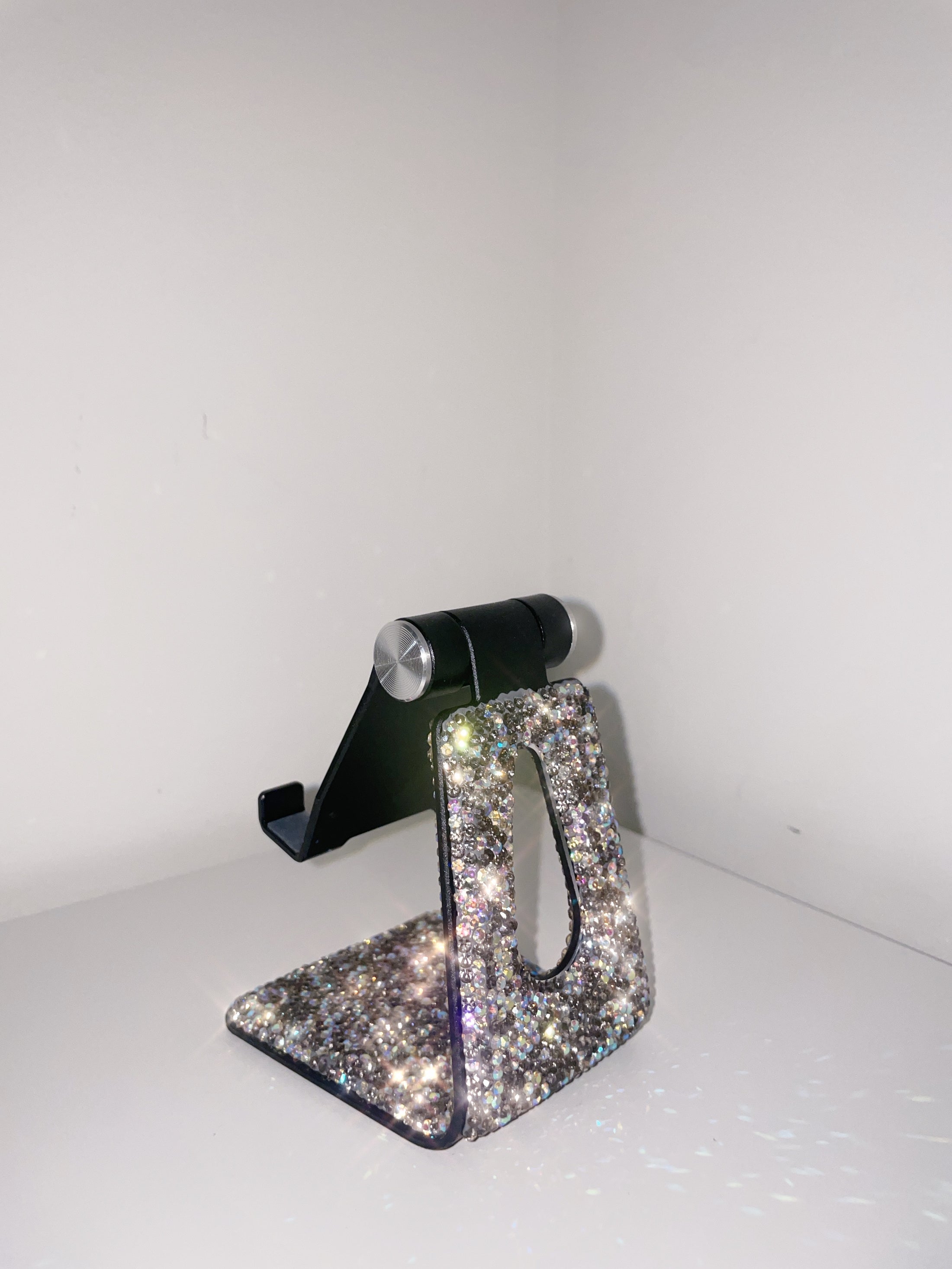Bling Rhinestone Crystal Adjustable Cell Phone Stand, Phone Holder for ...